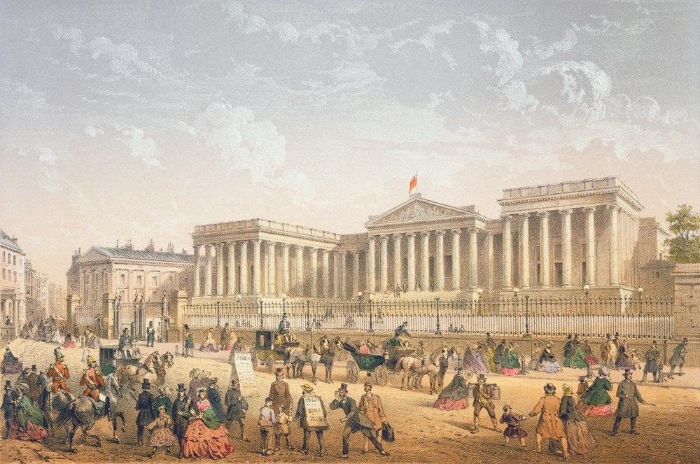 The British Museum by Achille-Louis Martinet